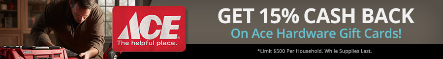 Buy Ace Hardware Gift Cards | Receive up to 15.00% Cash Back